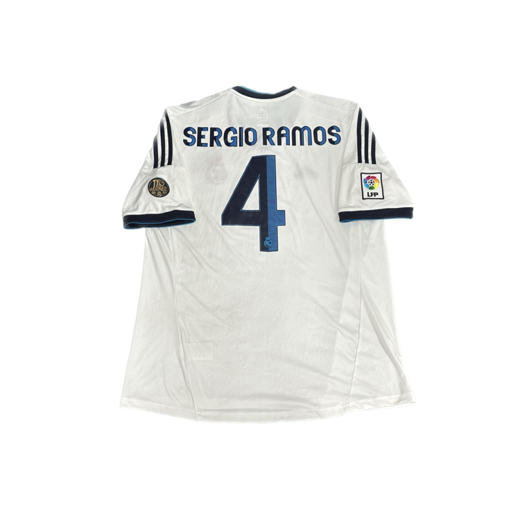 2012-2013 Real Madrid Home #4 Sergio Ramos Shirt - XL : Collector's Room