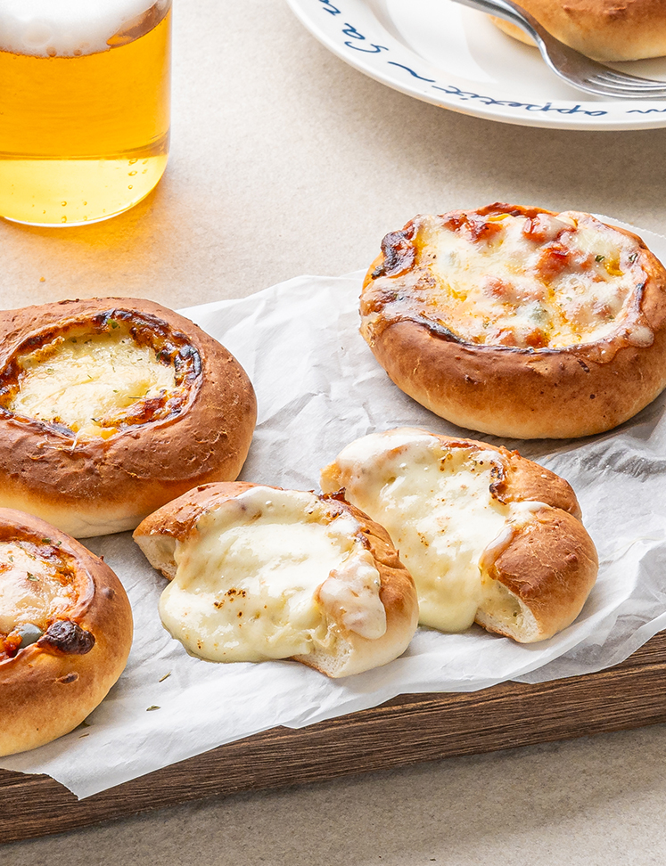 꼬마 피자 2종 (고르곤졸라/콤비네이션) (800g/10ea) : 메모 마켓 :: 튀김메뉴 전문몰