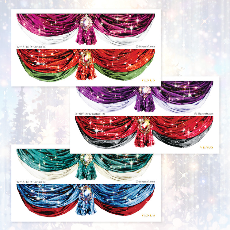 비너스 - X-커튼 ♡ : 비야크라프트 BIYACRAFT | 감성 디자인 문구 & 굿즈 브랜드