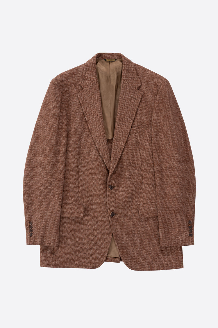 [110] Palm Beach 90s Harris Tweed Pure Wool Jacket Tailored In The U.S ...