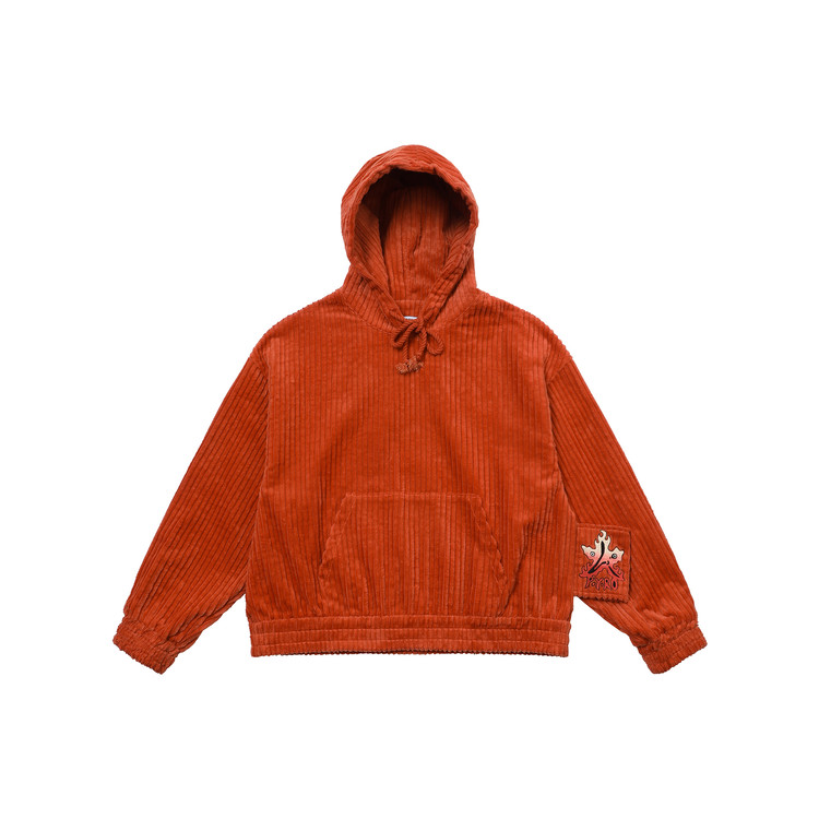 PYRO CORDUROY HOODIE [orange] : BRYANDOODLE