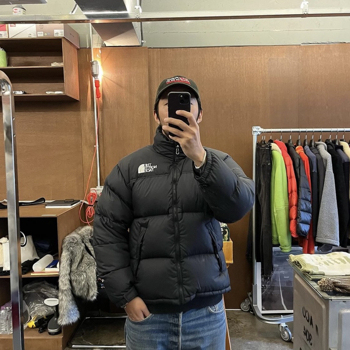 super rare type TNF 700 nuptse down jacket : soberseoul