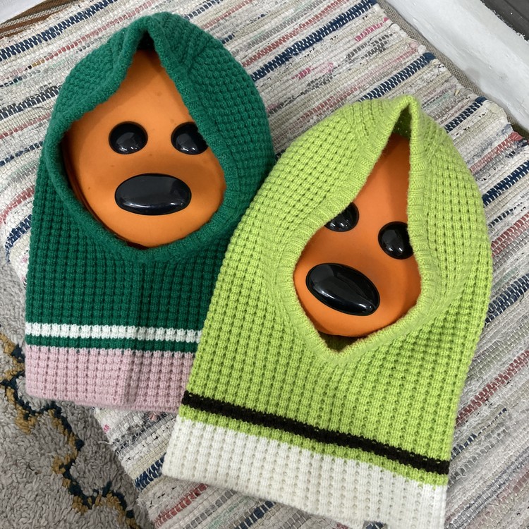 Marni x uniqlo balaclava (light green/white) : mascompany