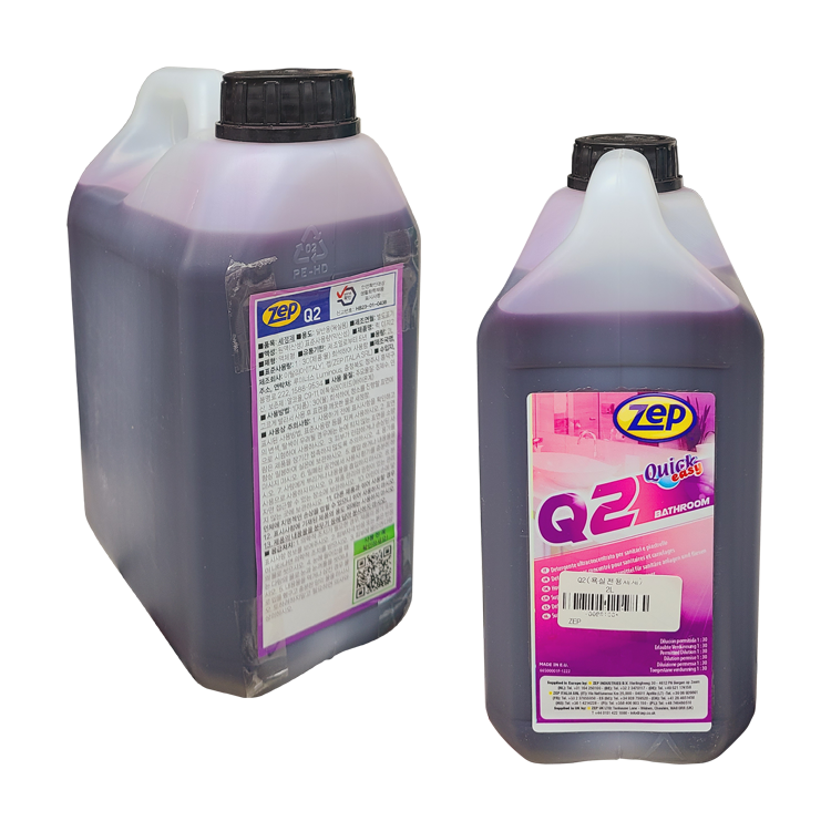 청소세제 화장실 세제 ZEP Q2 욕실전용 세정제 2L : 나바론 종합상사