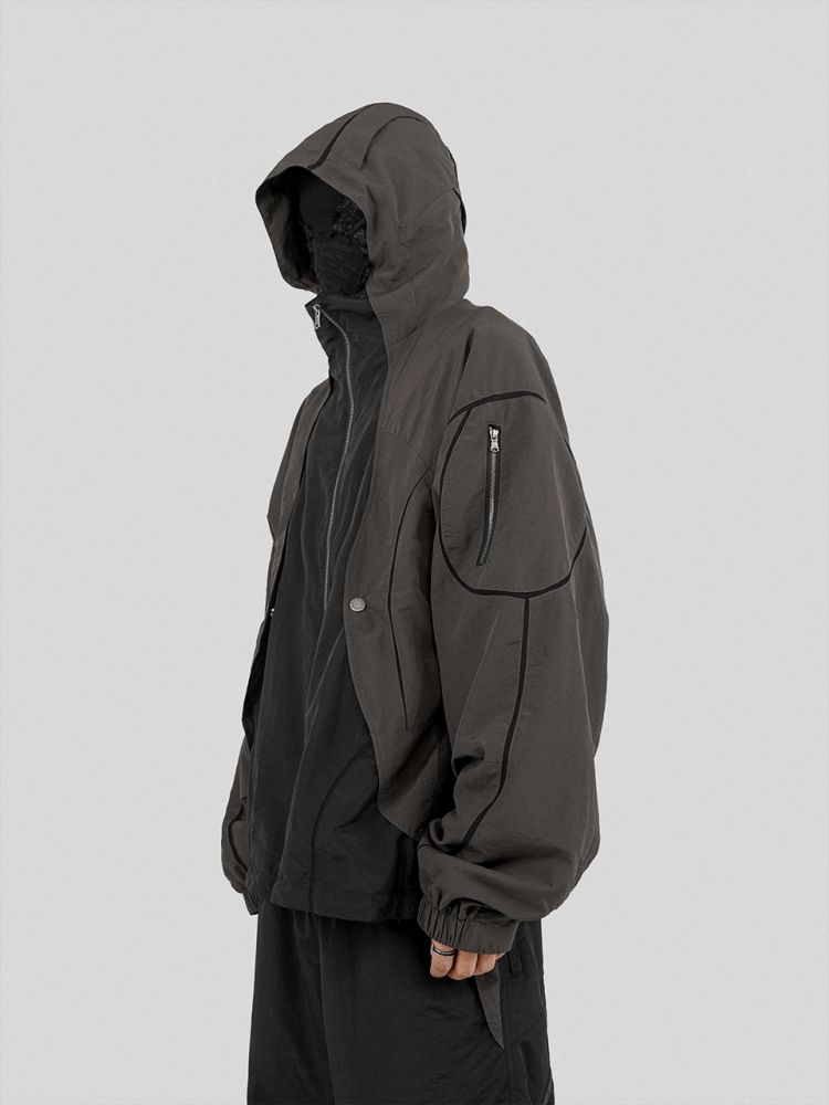 DULL LEAF SPLICED JACKET : 커프 cuf