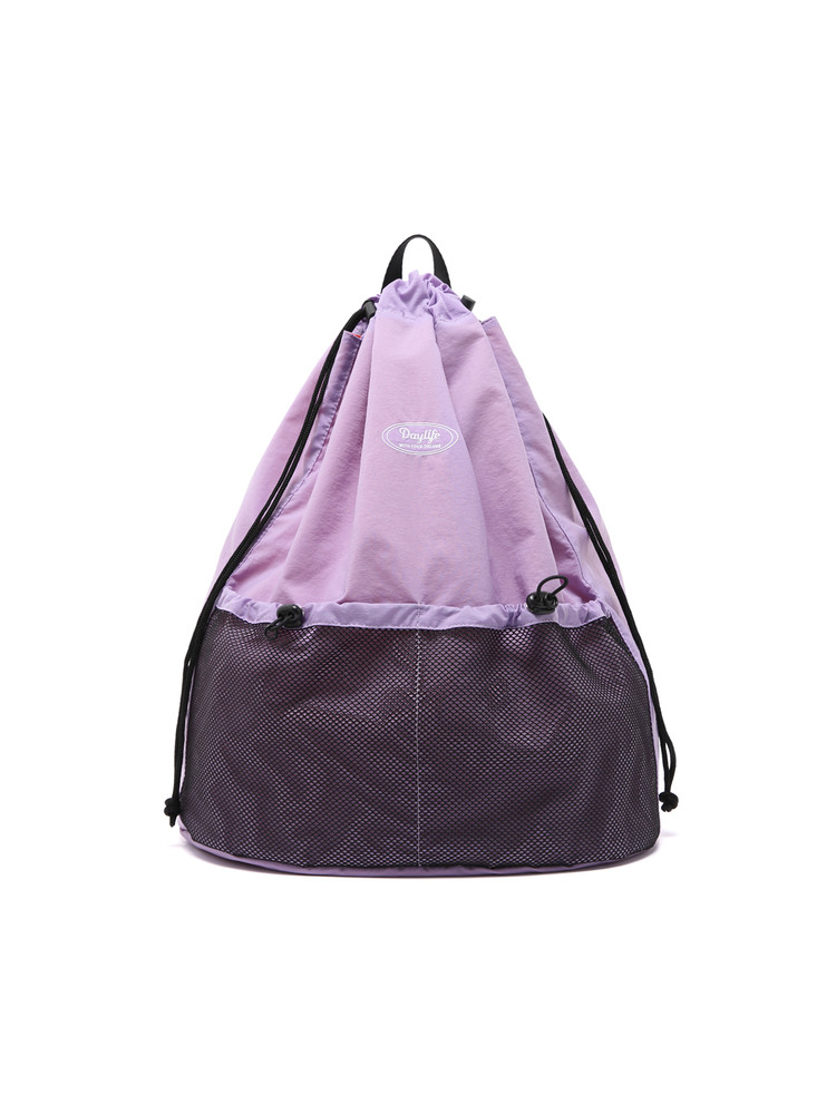 DAYLIFE DRAW STRING BACKPACK (PURPLE) : デイライフ - 私たちが好きなシーンからインスピレーションを得ます。