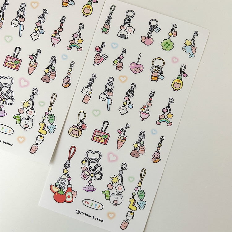 dekho.bokho | Key ring sticker : Lovticker