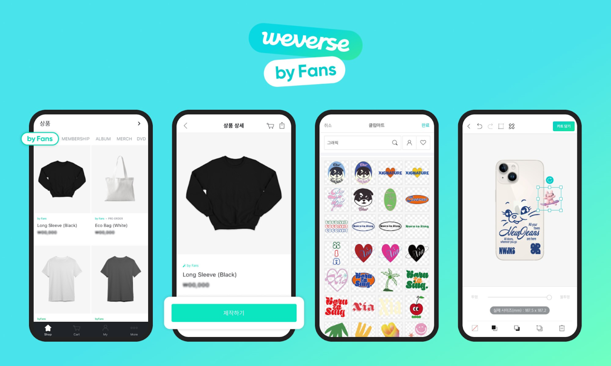 WEVERSE OFFICIALLY LAUNCHES ‘WEVERSE BY FANS’, ALLOWING FANS TO CREATE PERSONALIZED OFFICIAL ...