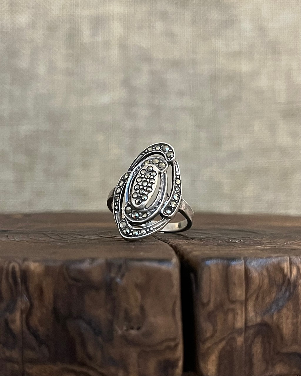 Marcasite Antique 925silver Ring : 엔칸토