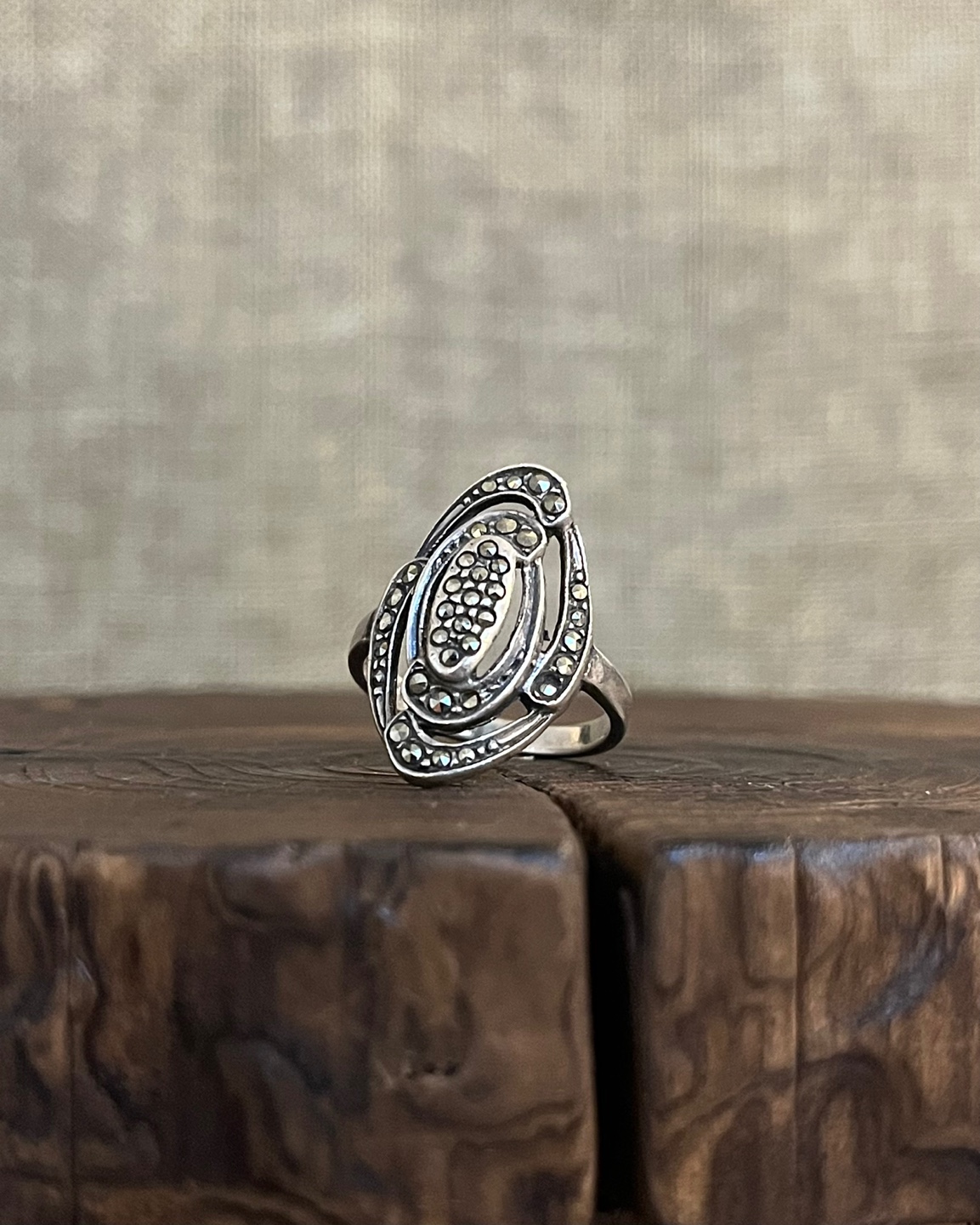 Marcasite Antique 925silver Ring : 엔칸토