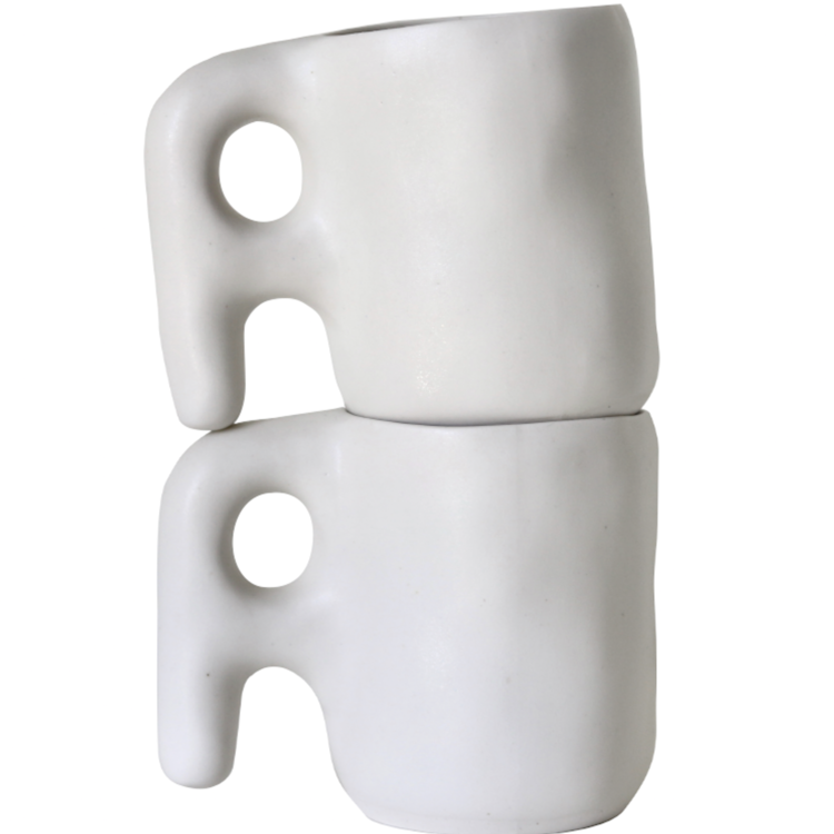EAR MUG 귀머그 white grey : YerimPiece