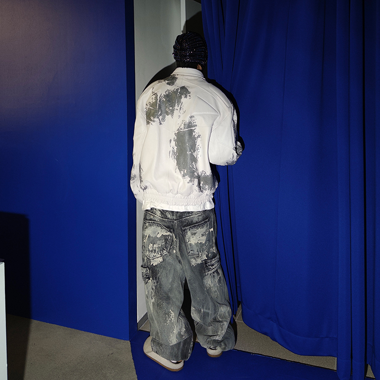 PAS - 096 RACING LEATHER DIRTY JACKET : OURPAS