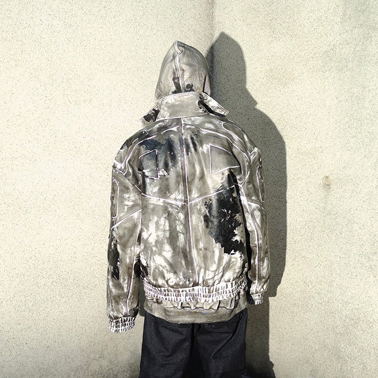 PAS - 096 RACING LEATHER DIRTY JACKET : OURPAS