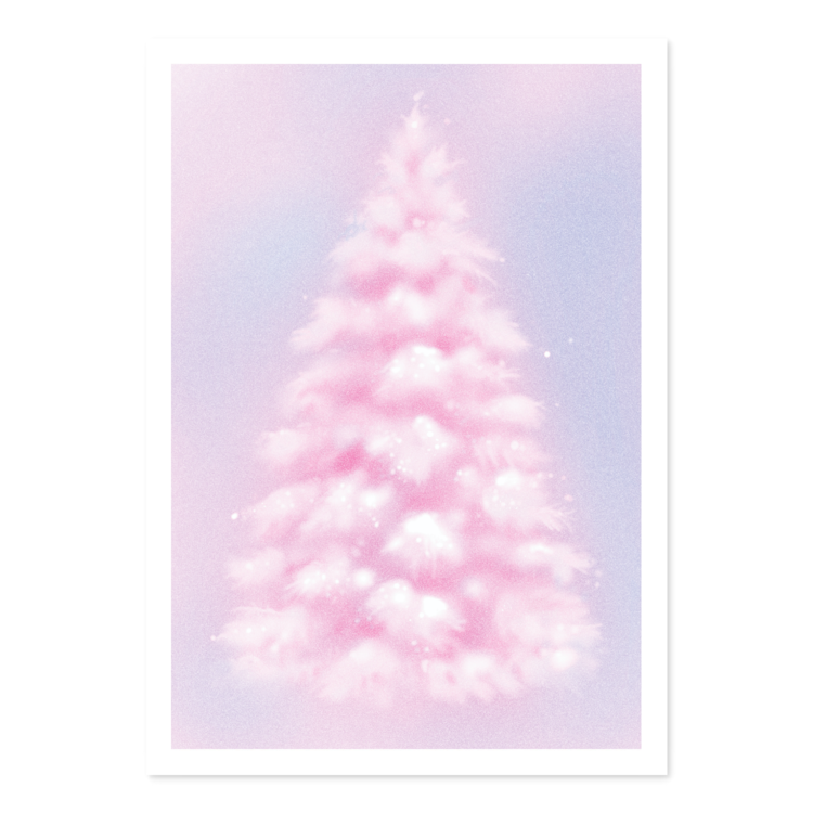 [기묘] Pink Tree 포스터 - A3 : paperuler