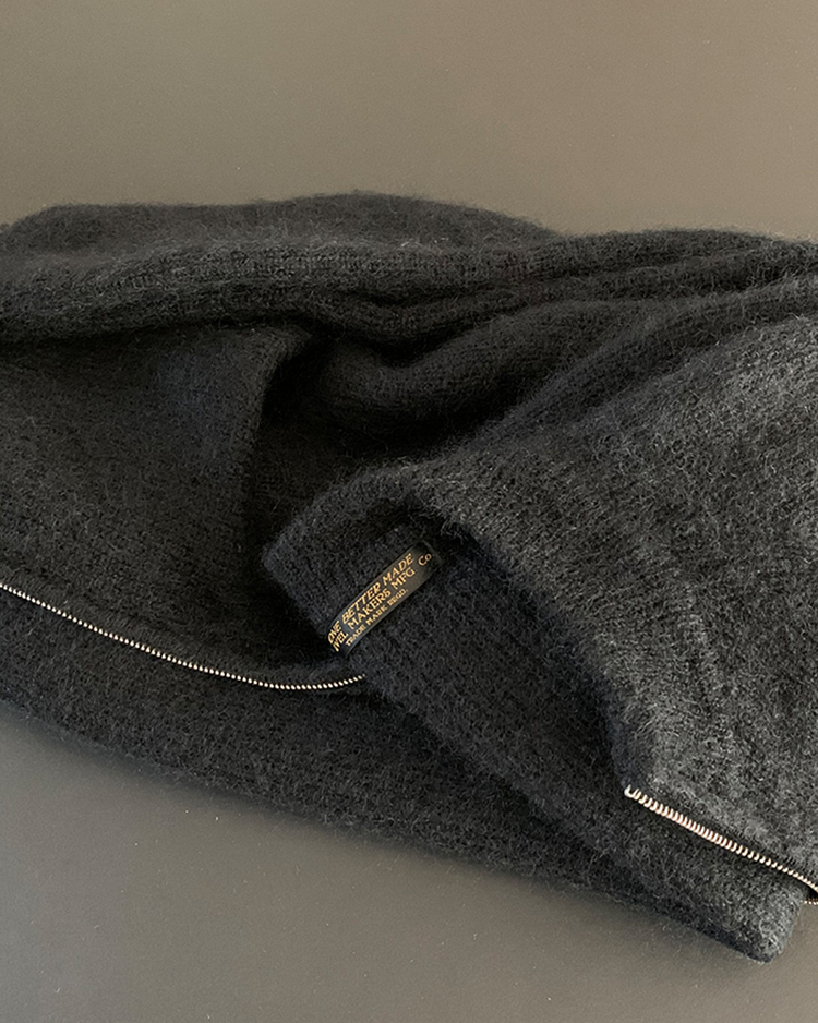 PHIGVEL Mohair two way zip up Knit : lilisun