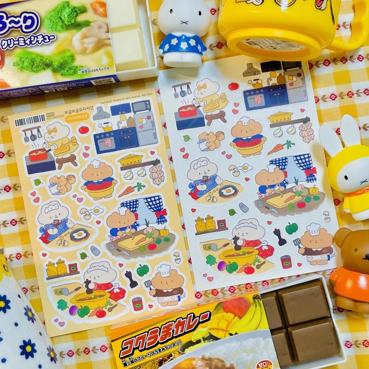 Ohzakka | Bubbling cooking time sticker : Lovticker