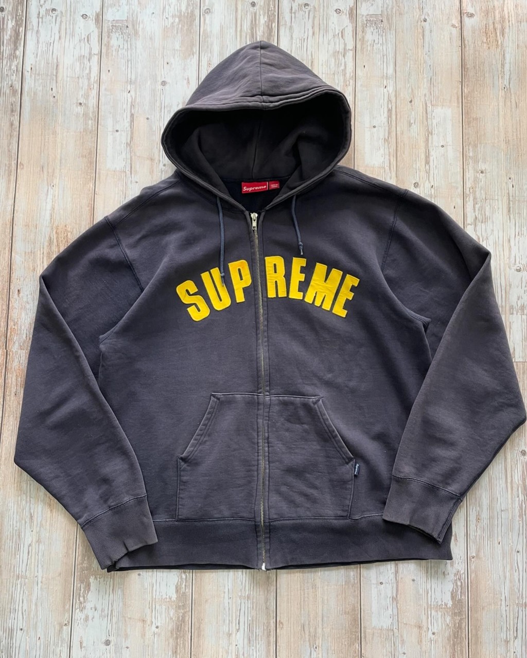 90s Supreme Spell-Out Hoodie Zip-Up (105) : Share the vibe