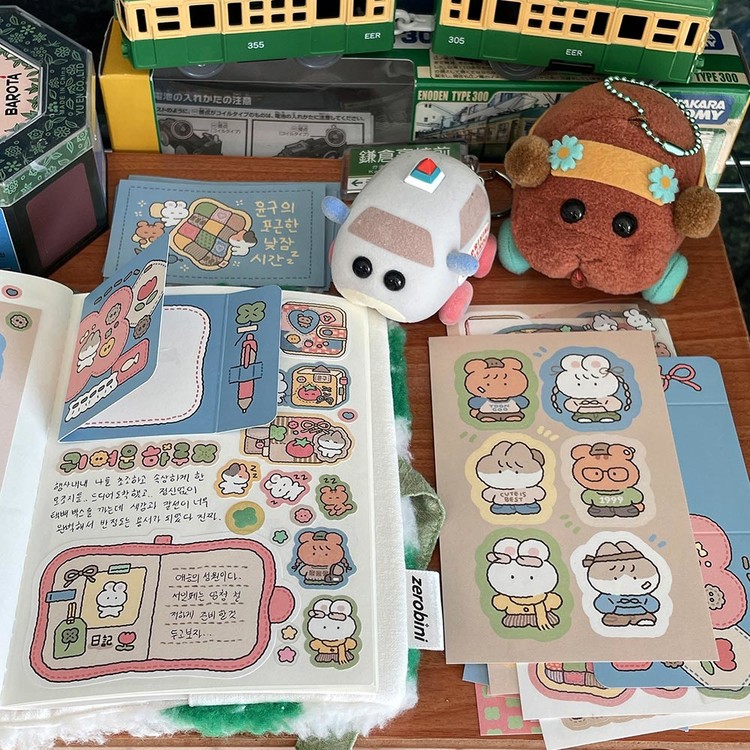 yoon__goo | Patchwork sticker package (5 sheets) : Lovticker