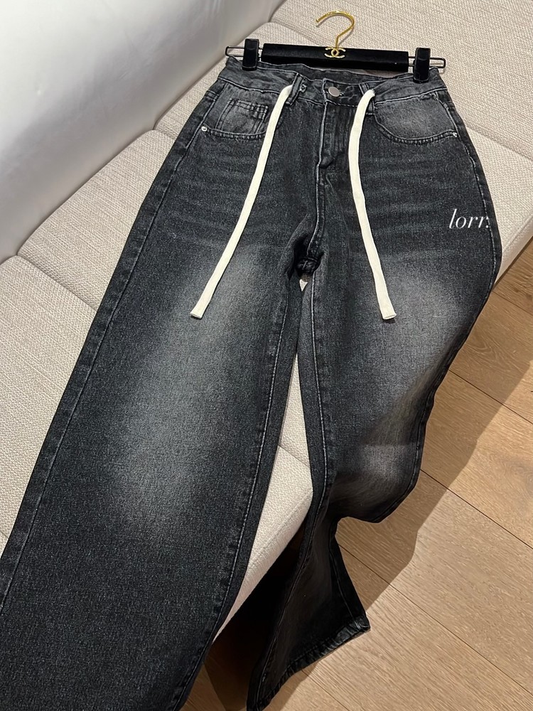 Black stone string denim : Lorr