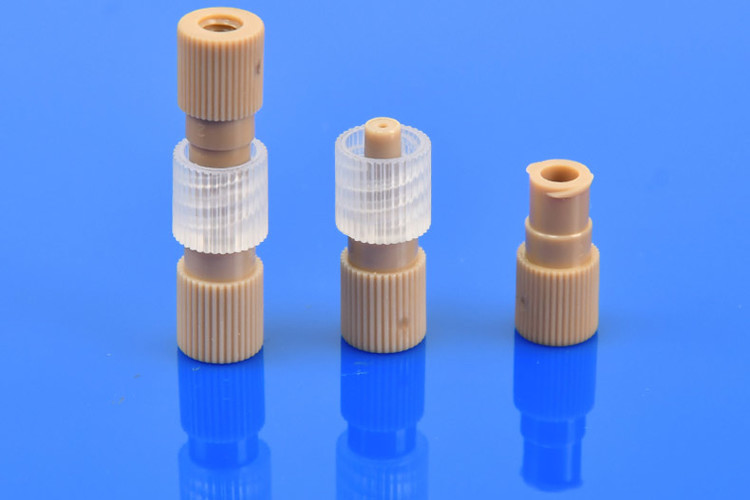 [Fitting] PEEK Luer Adapter Fitting Connector UNF 나사탭 아답터 피팅 PEEK 재질 ...