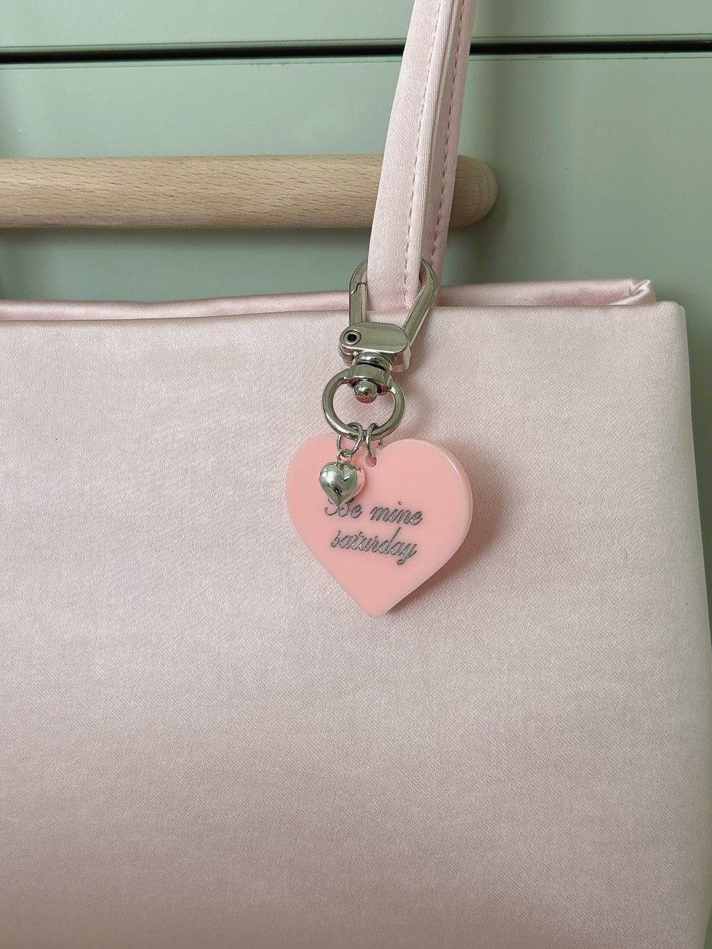 [키링] BE MINE SATURDAY KEY RING (PINK) : 르세임디 LE SAMEDI