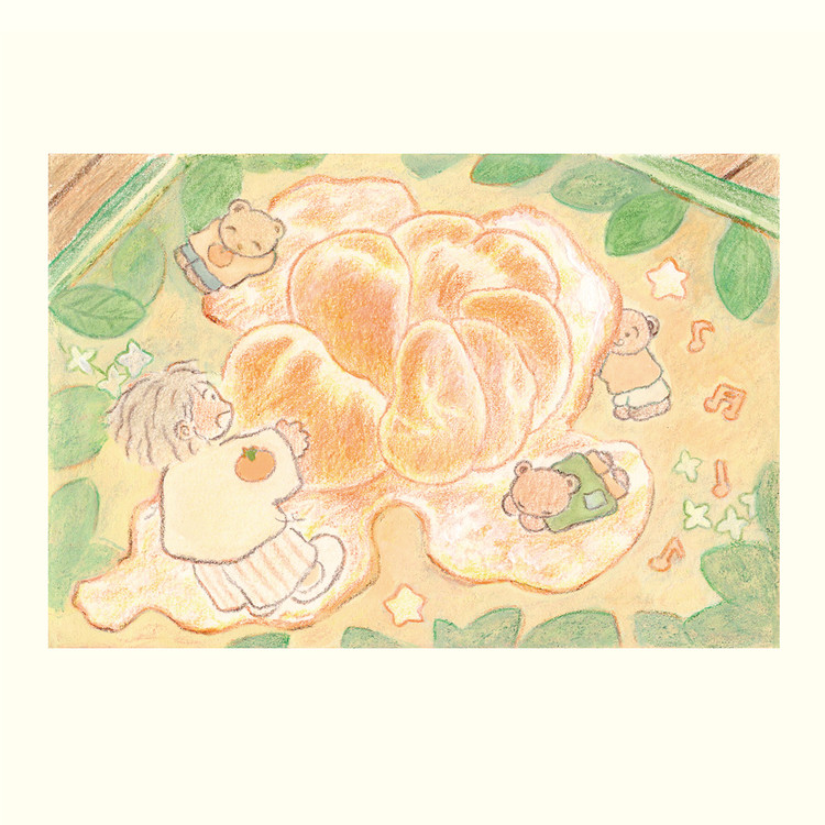 Hamine | Let's eat Tangerine! postcard : Lovticker