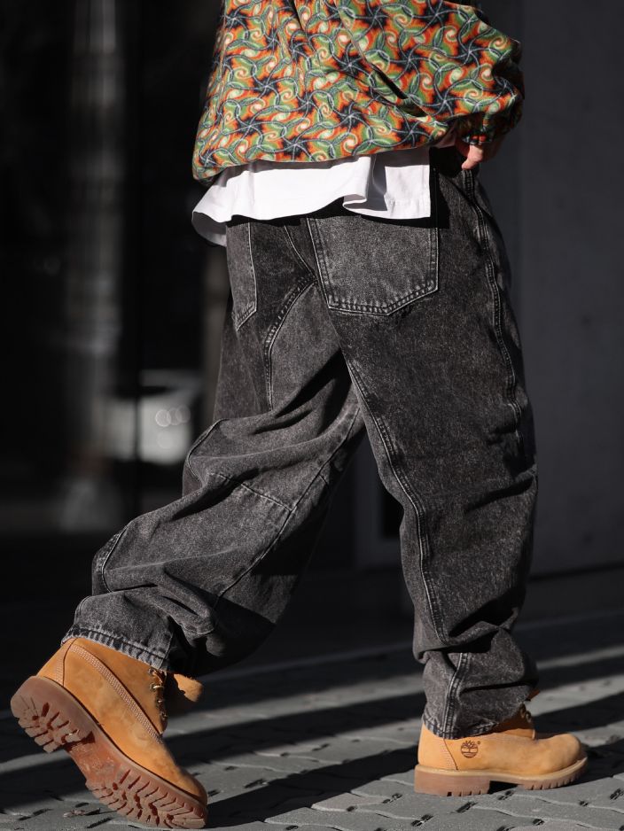 Semi wide strap denim pants [ACH231BO046] : ACHRO(아크로)
