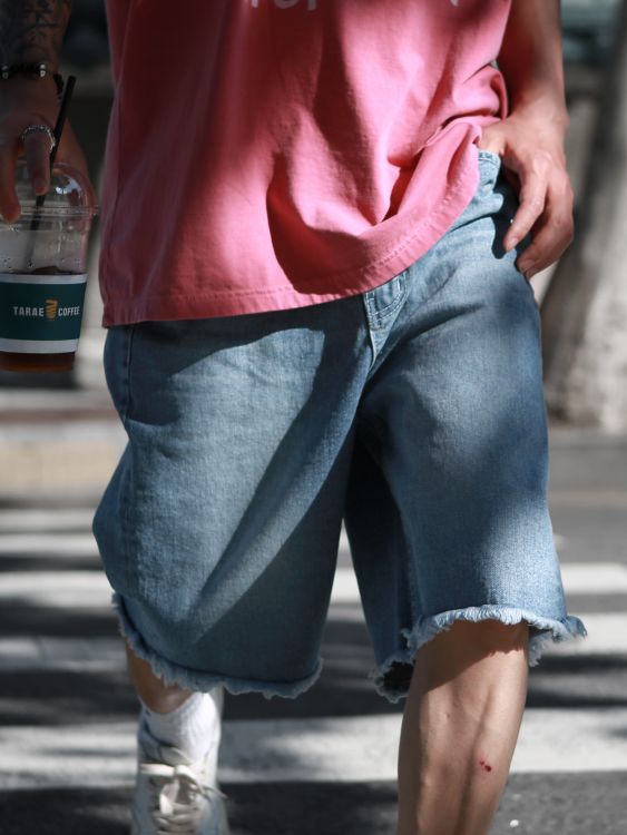 Salt washing cutting denim pants : ACHRO(아크로)