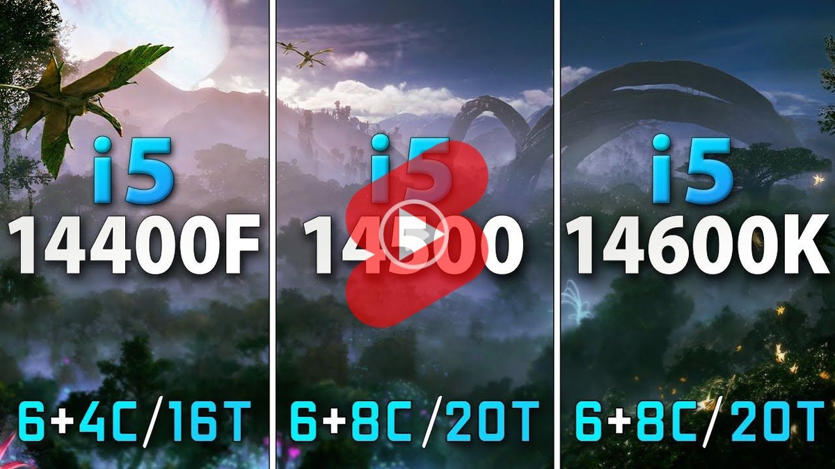 인텔 14세대 i5 CPU 14400F vs 14500 vs 14600K의 게임 성능 비교 + RTX 4090 : PC 주요 부품 성능 확인과 비교