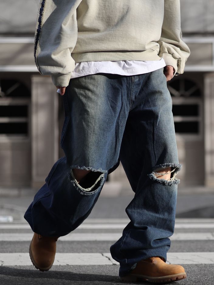Drop cutting wide denim pants [ACH231BO009] : ACHRO(아크로)