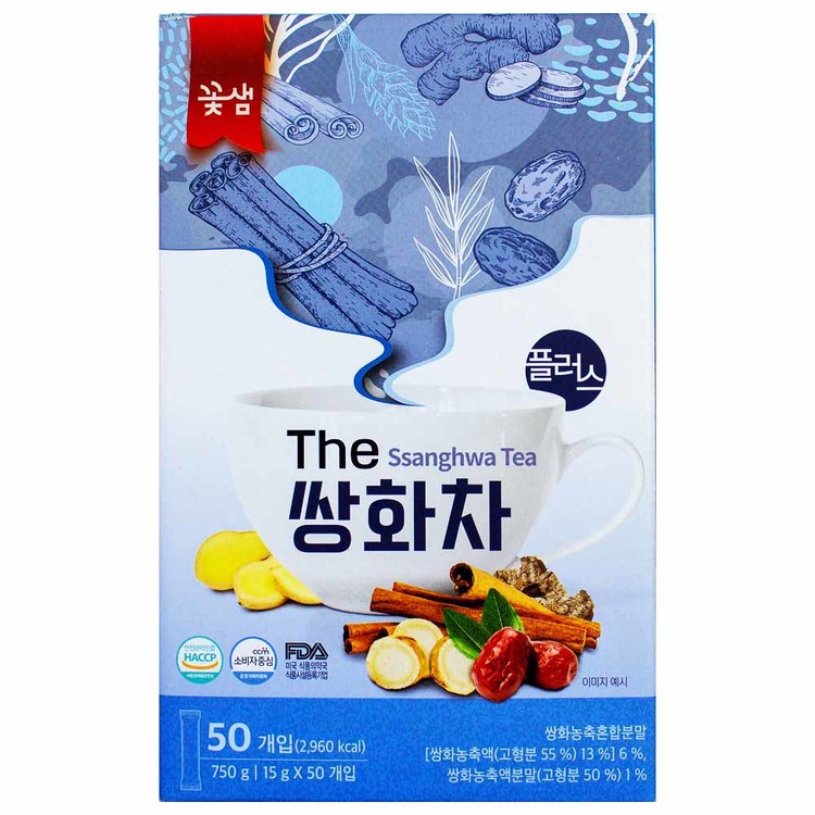 꽃샘 더 쌍화차 플러스 750g(15g x 50개입) : 레몬샵