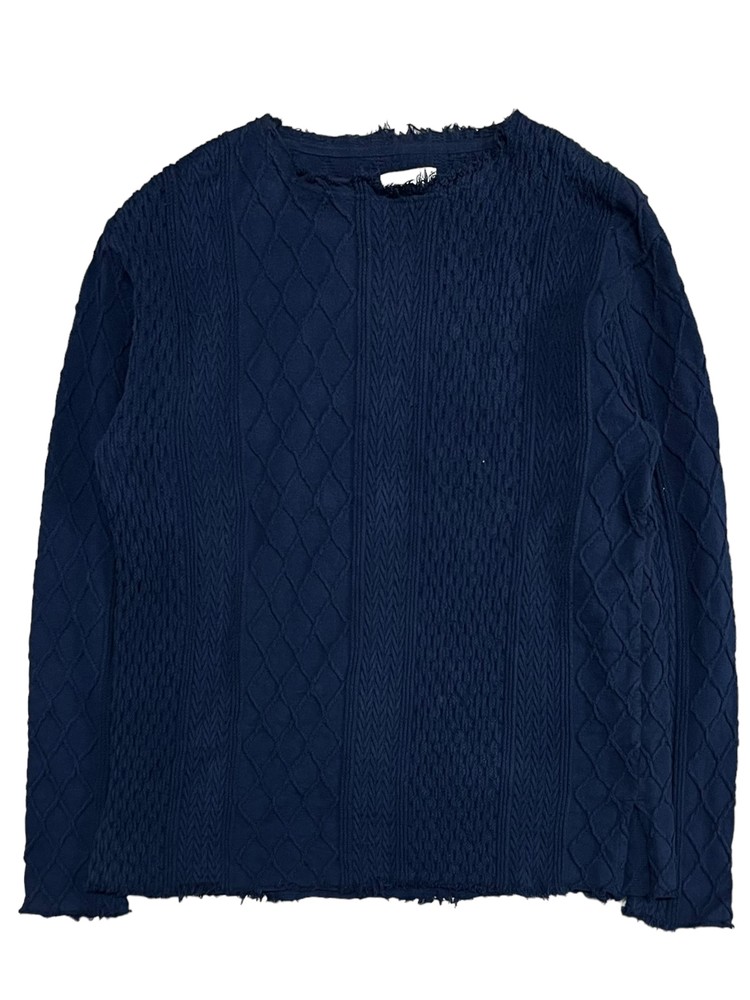CAL O LINE cut off cable long sleeve : RAG STORE
