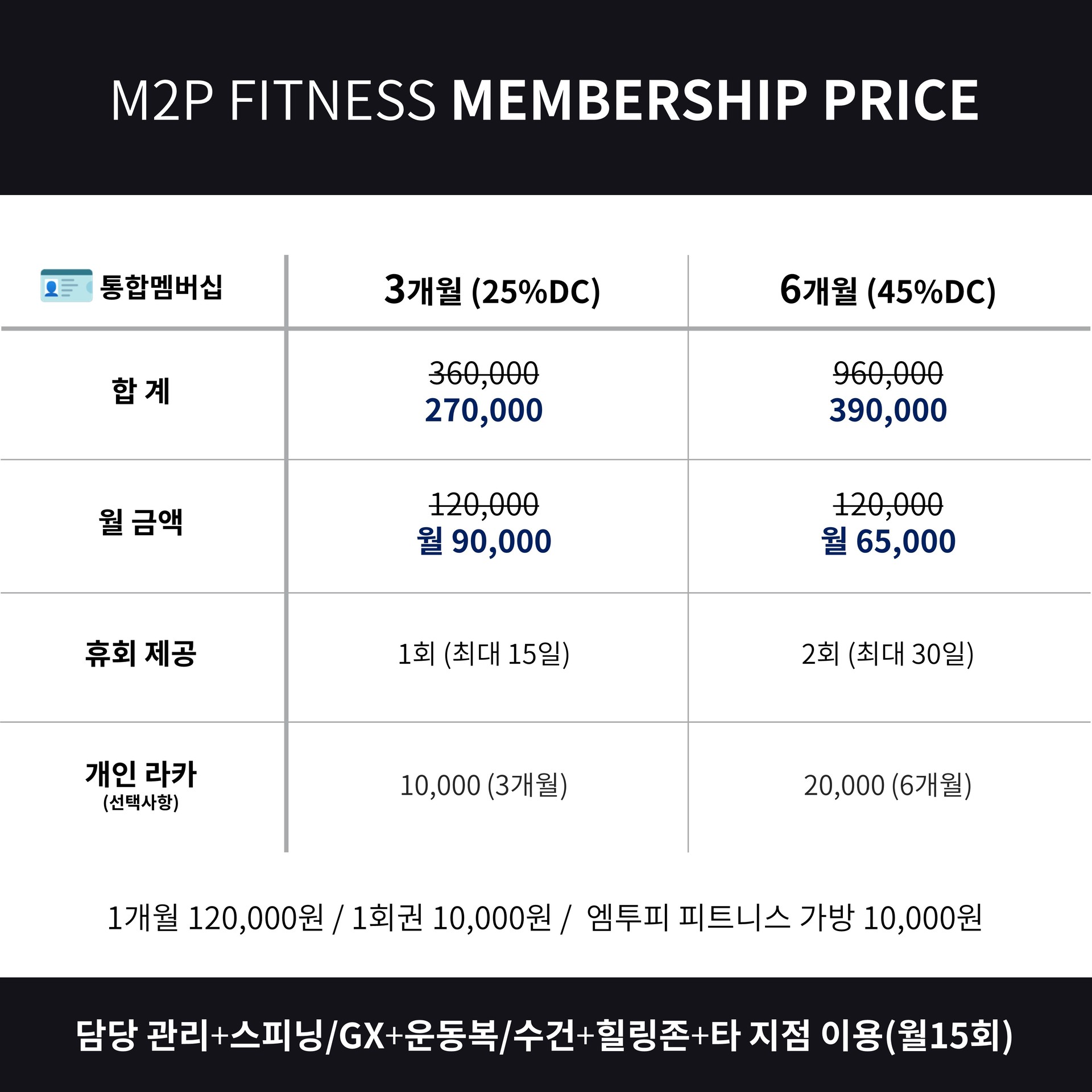 M2P FITNESS 공식 웹사이트 (엠투피)
