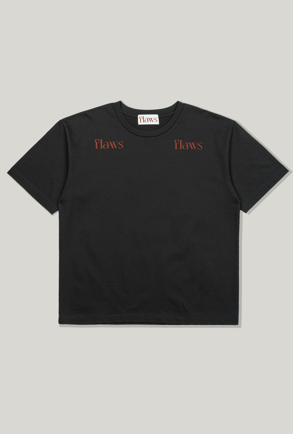 Flaws Silket T-shirts [CHARCOAL] : 플로즈룸(flawsroom) 공식 홈페이지