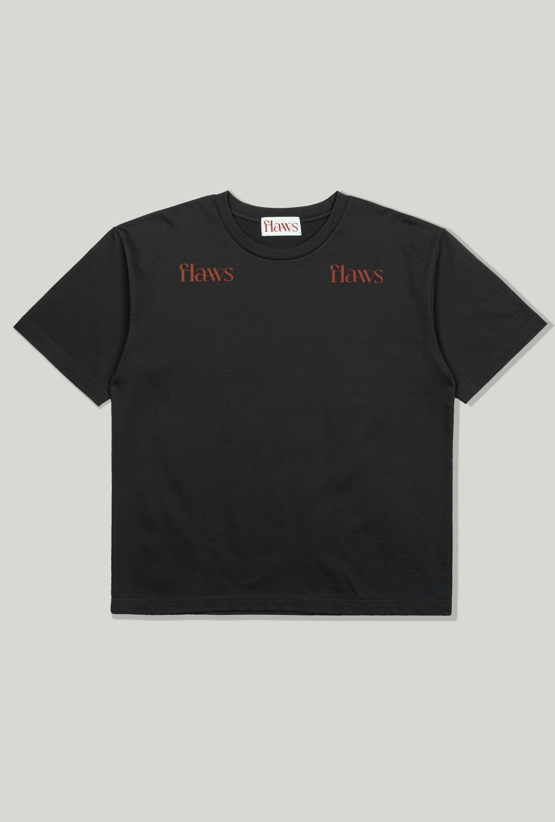 Flaws Silket T-shirts [CHARCOAL] : 플로즈룸(flawsroom) 공식 홈페이지