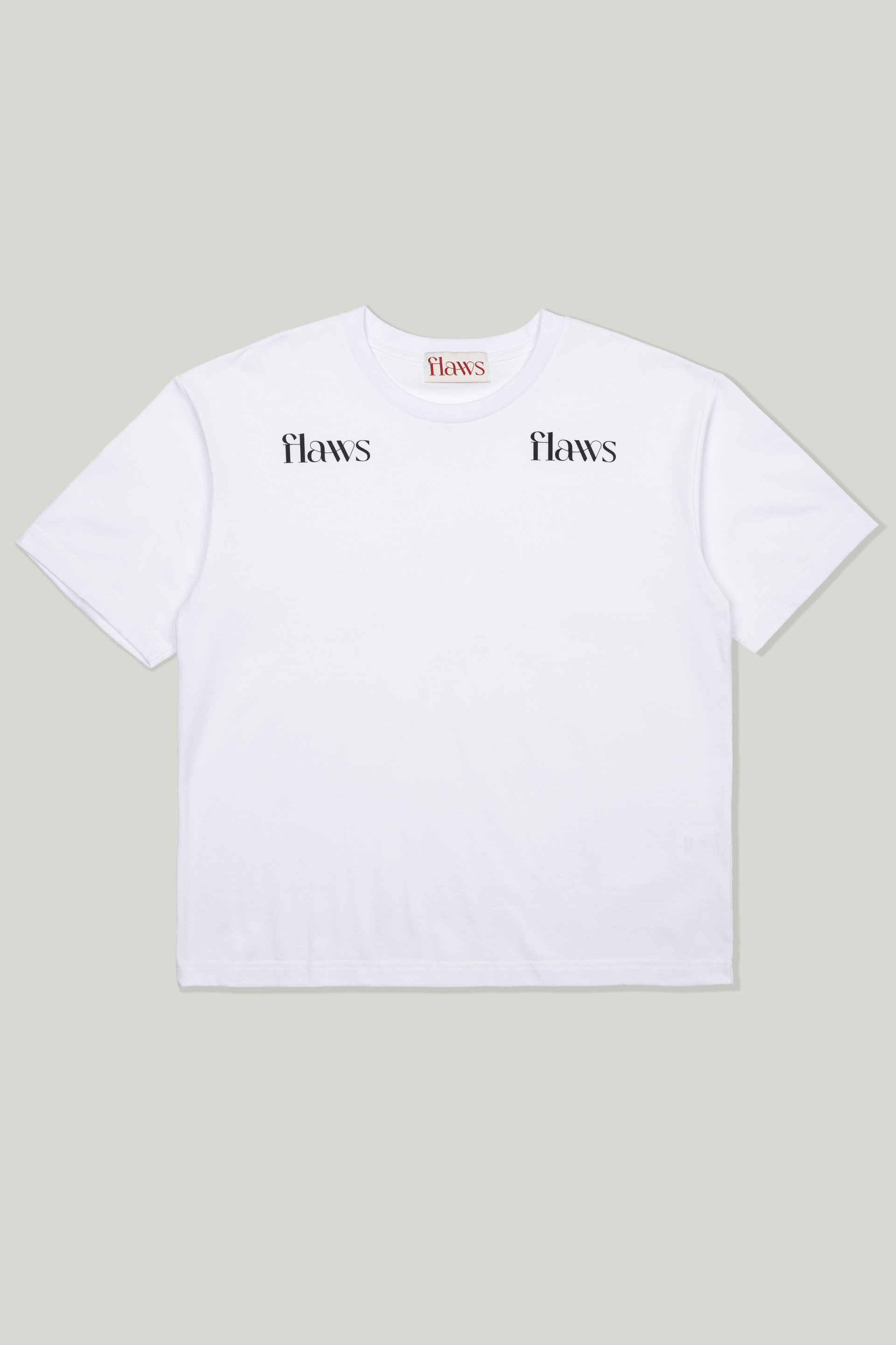 Flaws Silket T-shirts [WHITE] : 플로즈룸(flawsroom) 공식 홈페이지