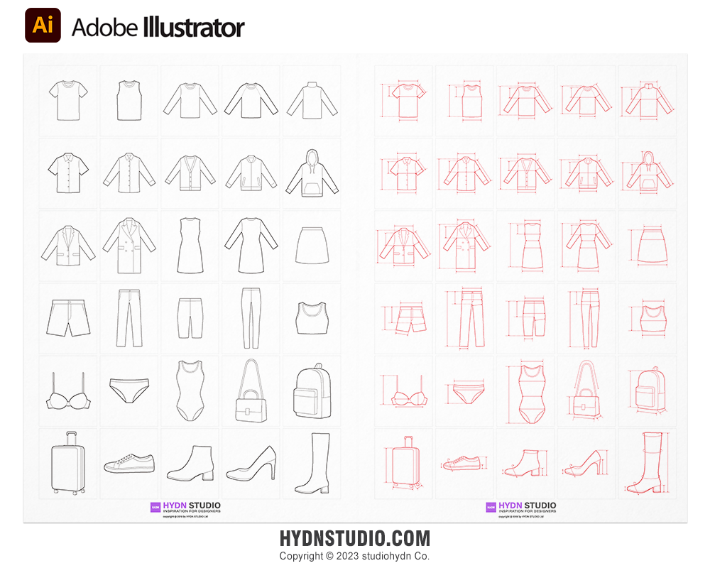 Illustrator Fashion Design Tutorial / Fashion Design ideas