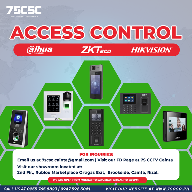 BIOMETRICS & ACCESS CONTROL : 7S CCTV Security Corp | CCTV Philippines ...