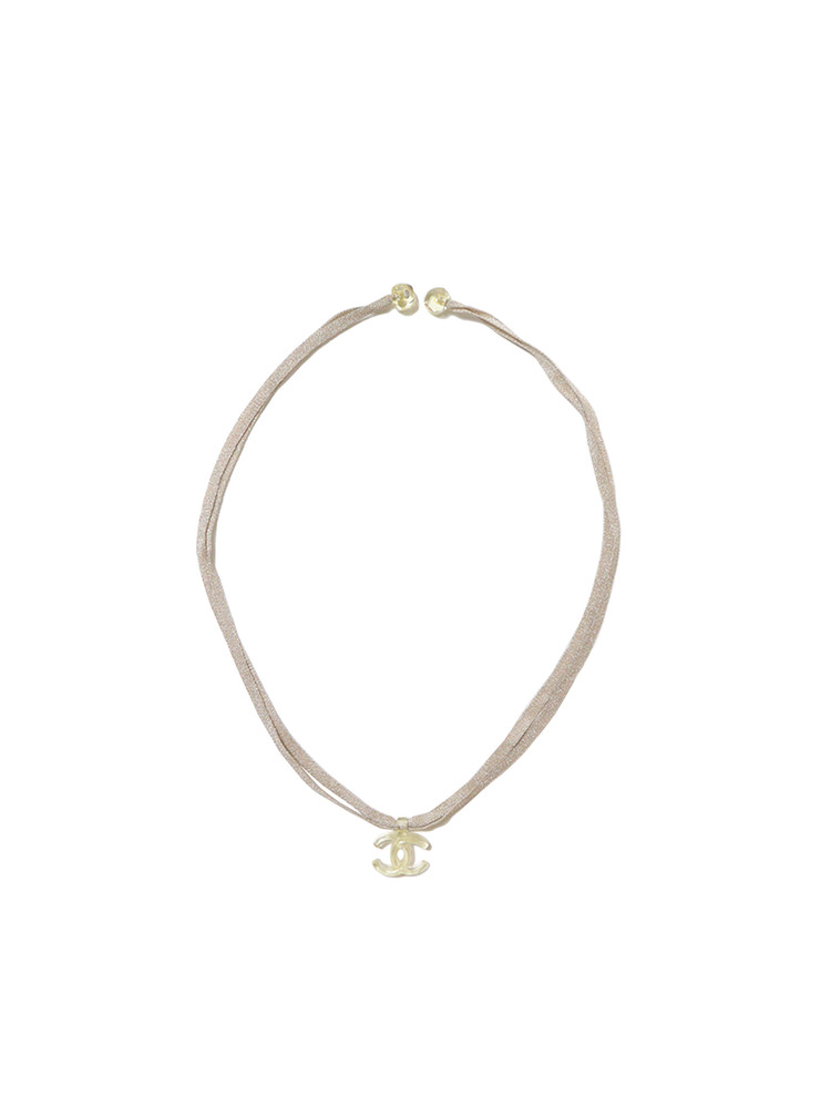 2002 CHANEL STRAP NECKLACE : oaens