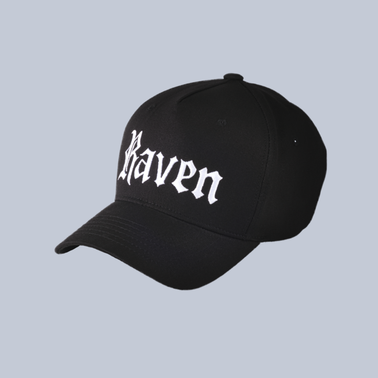 Raven 5 Panel Cap : RAVEN