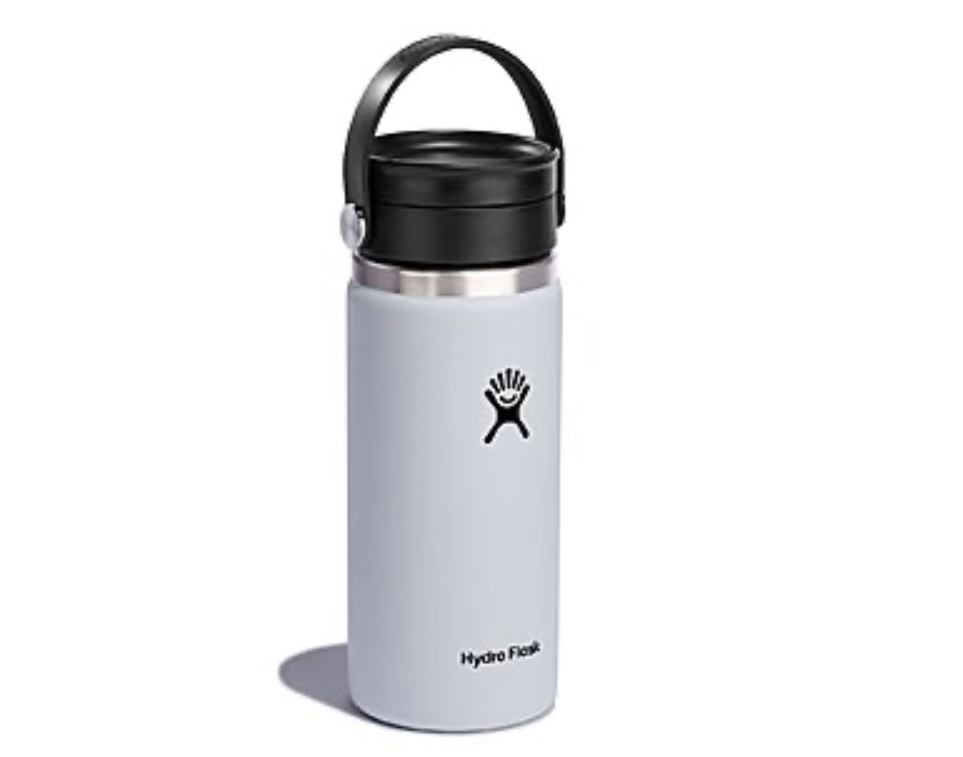 16-Oz Hydro Flask Wide Mouth Bottle w/ Flex Sip Lid (White) for $17.82 ...