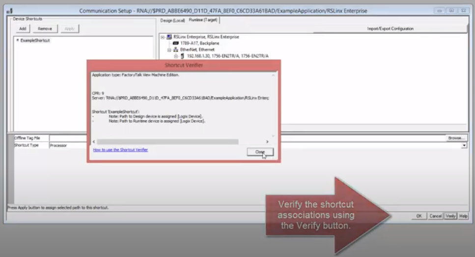 FactoryTalk View ME | Configuring FactoryTalk Linx Communication : 위너스 ...