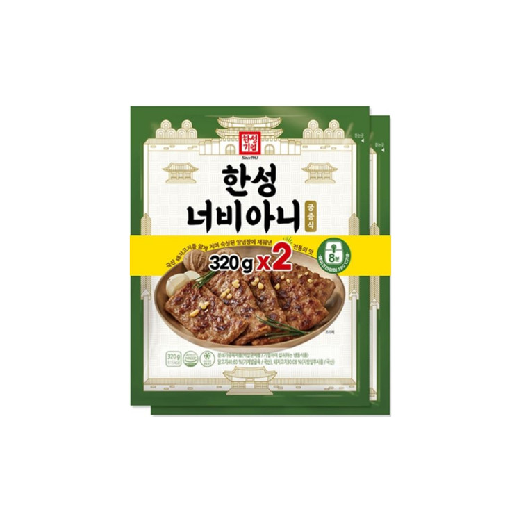 한성기업) 한성 너비아니 320g x 2봉 기획 : 에프원마켓-한우,소고기는 역시 F1 Market
