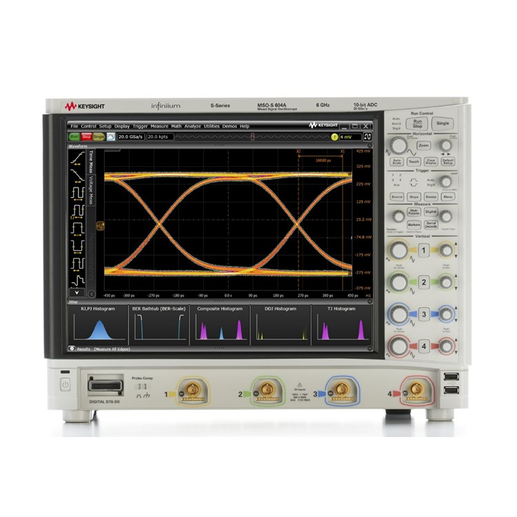 KEYSIGHT MSOS604A 고해상도 오실로스코프: 6 GHz, 아날로그 4채널 + 디지털 16채널 : 지니어스인더스트리 ...