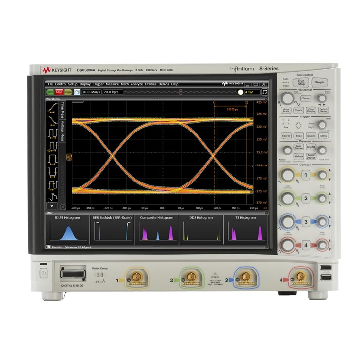 KEYSIGHT DSOS804A 고해상도 오실로스코프: 8 GHz, 아날로그 4채널 : 지니어스인더스트리 - 대한민국 No.1 ...