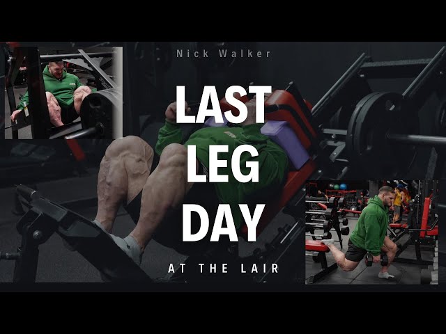 닉워커 하체 Nick Walker Legs : 프로 훈련법 - 제로투히어로