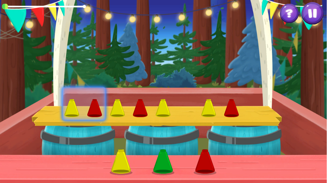 [도형, 규칙] Knock-em Down Patterns (Repeating Patterns) : 클리어매스 - Kinder레벨