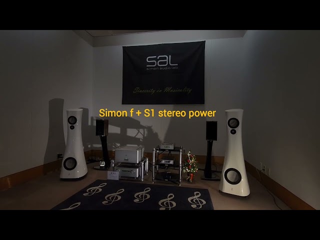 SIMON-f + S1 stereo power 시연 : 싸이몬오디오