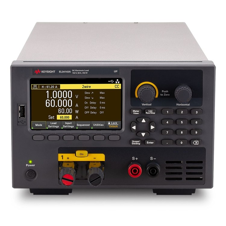 키사이트 KEYSIGHT EL34143A 350W 벤치 전자 로드, 단일 입력 150V, 60A, 350W (가격문의) : 굿맨시스템