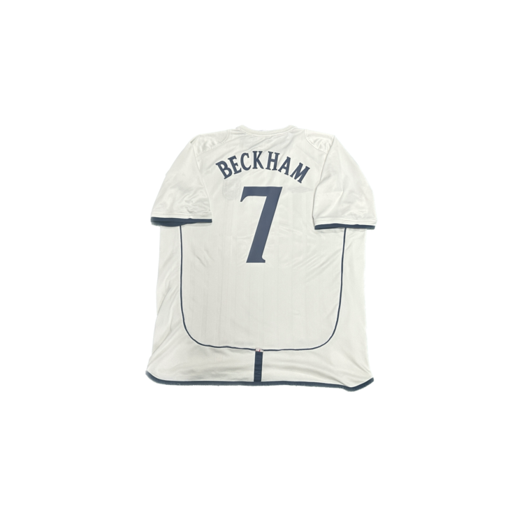 2001-2003 England Home #7 Beckham Shirt - XXL : 433 SEOUL